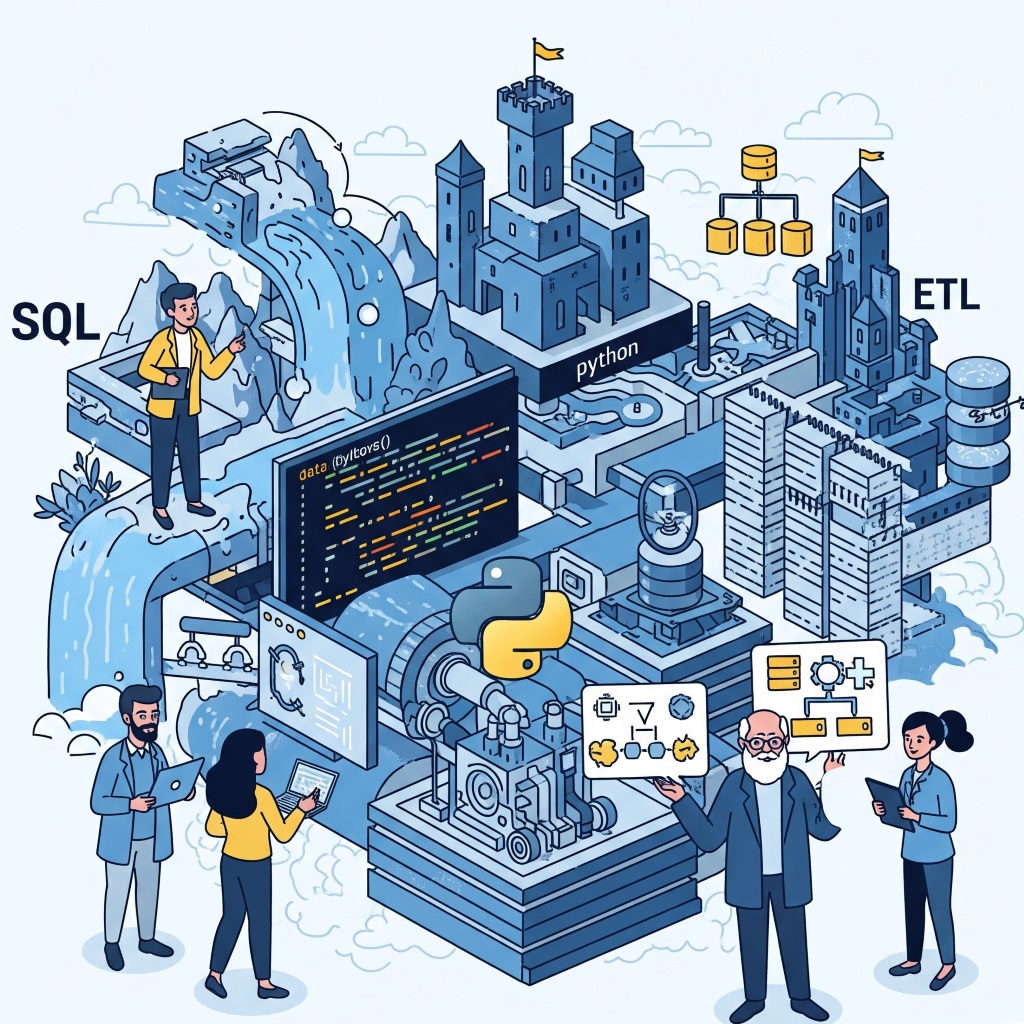 SQL Programming, Python for Data, ETL & Data Warehouse | Học Phân Tích Dữ Liệu